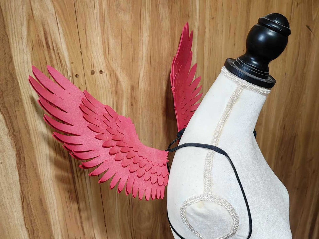 Red Angel Pegasus Wings and More Color for Cosplay and Costume - Etsy