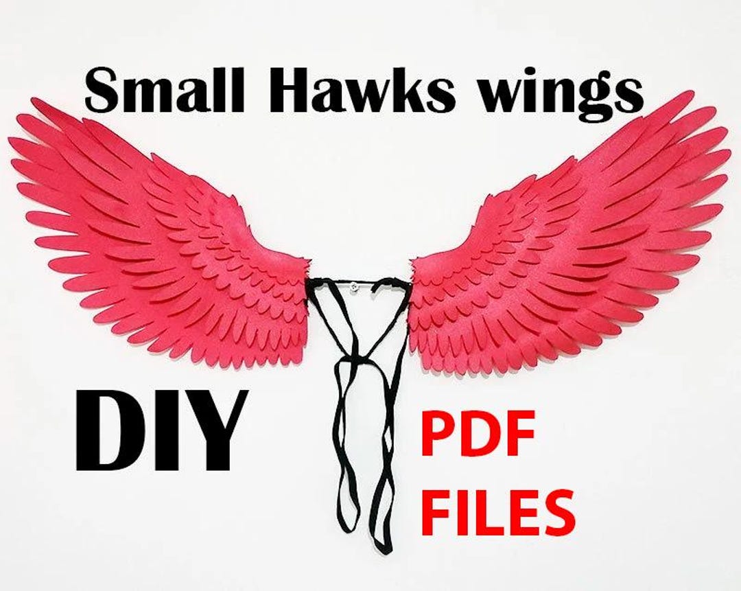 DIY Small and Medium Hawks Wings PATTERNS and TUTORIAL Cosplay Wings - Etsy