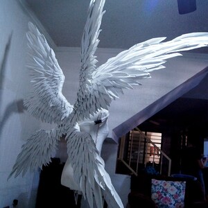 Angewomon and Angemon White Wings for Cosplay Digimon Angel Wings Full ...