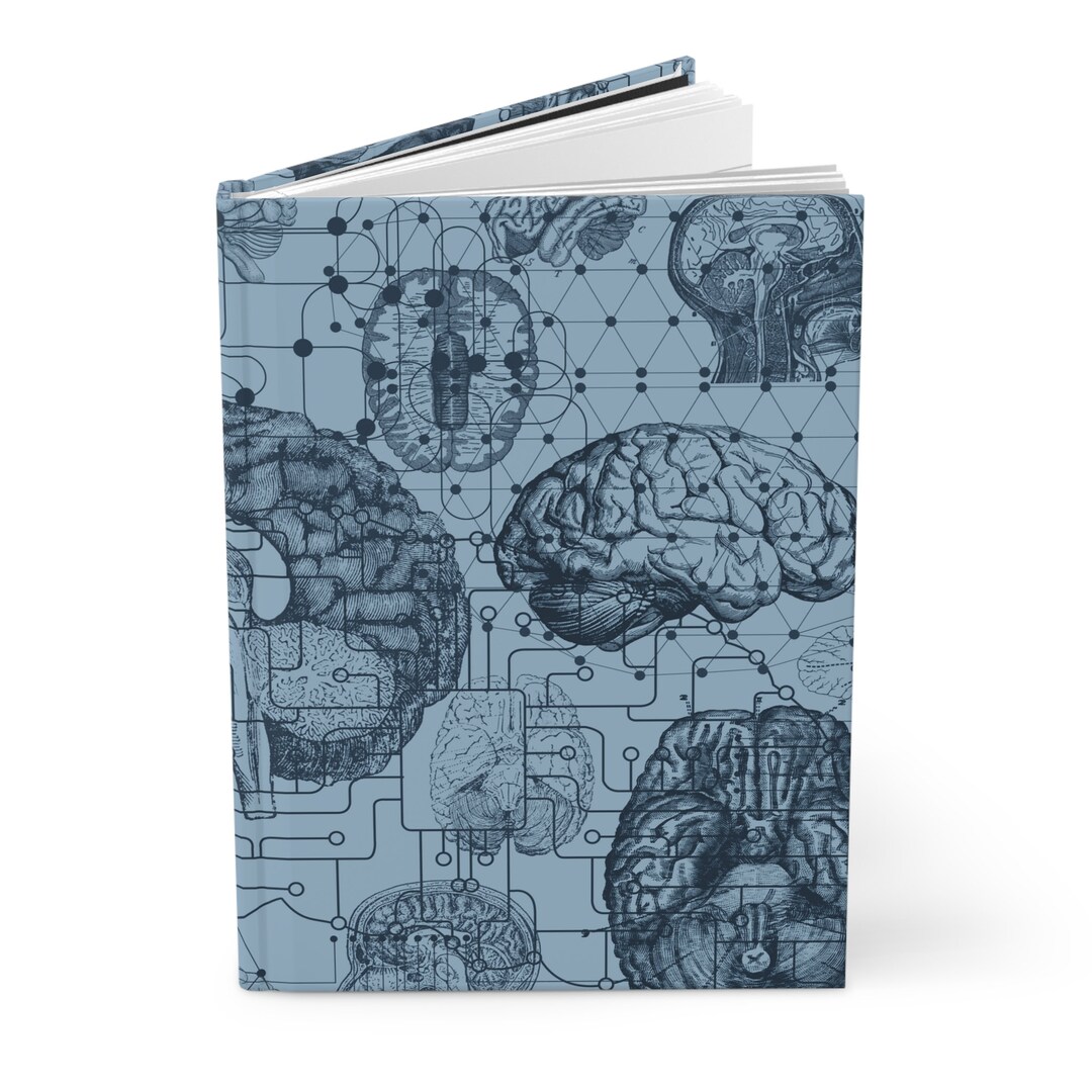Brain Anatomy Journal Blue - Etsy
