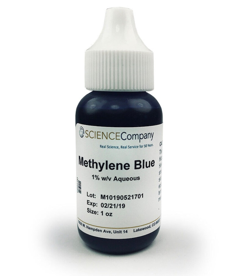 Science Company Methylene Blue, 1%, Lab-grade, 30ml (1oz) - Premium ...
