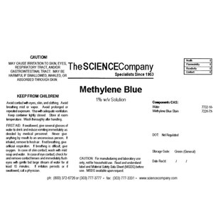 Science Company Methylene Blue, 1%, Lab-grade, 30ml (1oz) - Premium ...