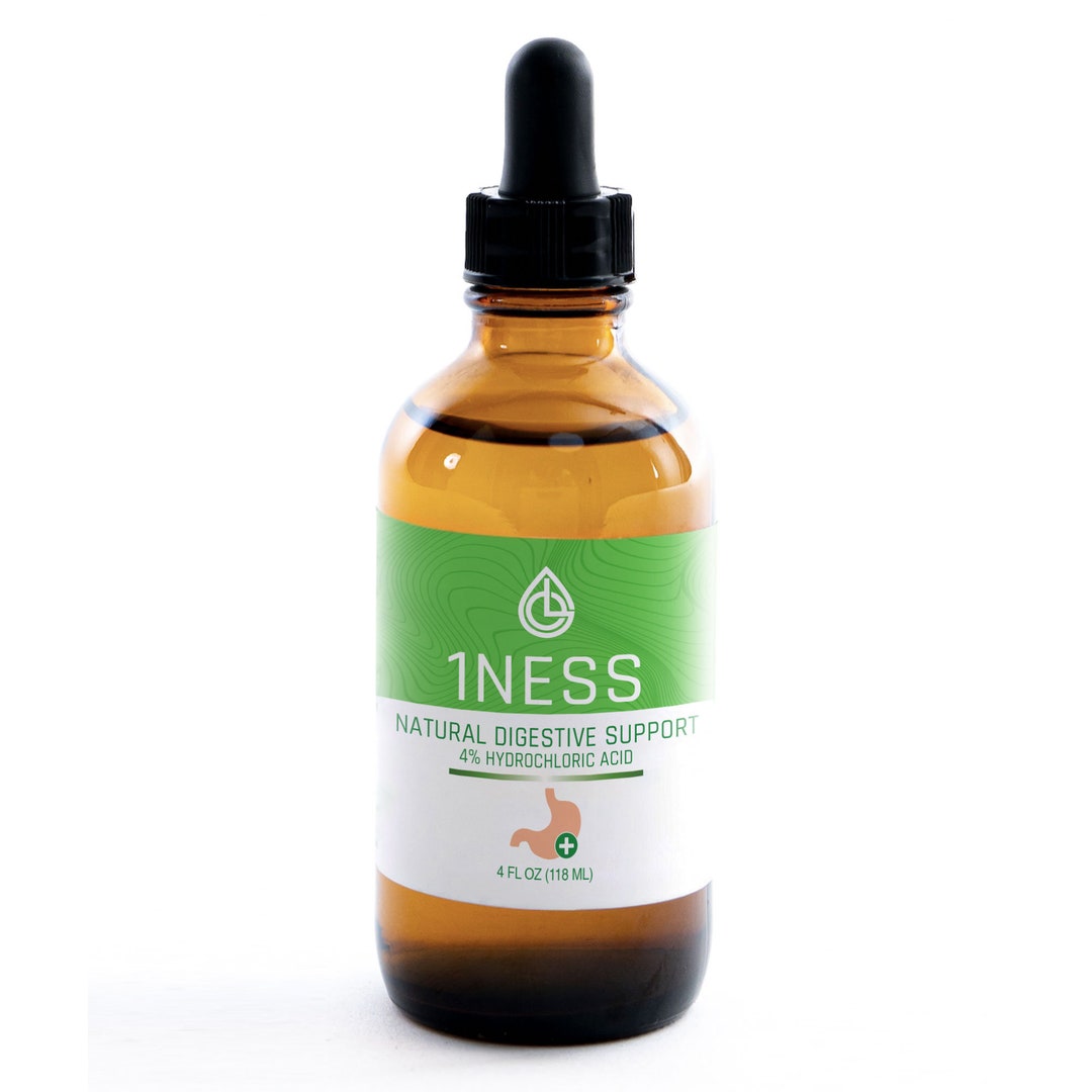 Natural Digestive Support Drops Supplement 4 FL OZ (118ML), Gut Health ...