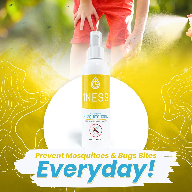 Bug Repellent, Natural Mosquito Repellent Spray, 100% Plant Based ...