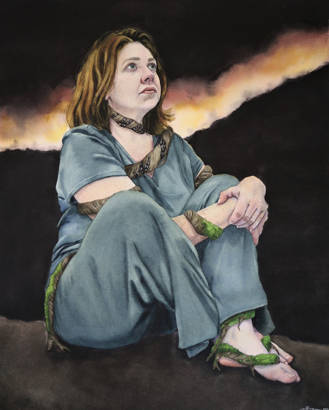 Chronic Pain and Illness Portrait Print - Surrealist Art - Invisible ...