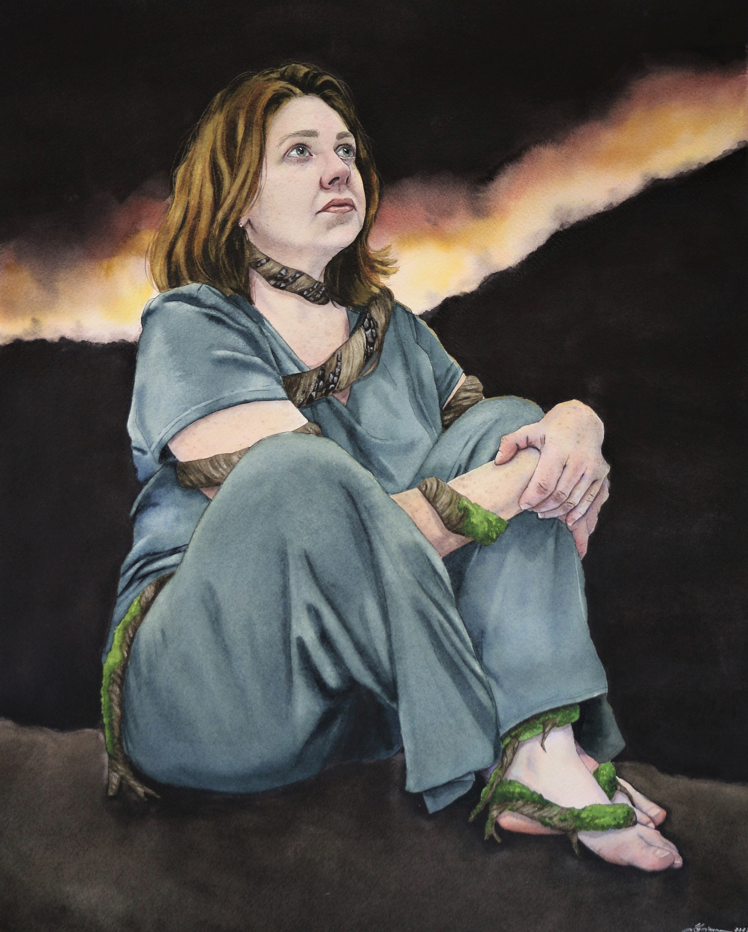 Chronic Pain and Illness Portrait Print - Surrealist Art - Invisible ...