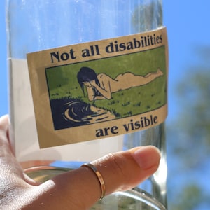 Invisible Disabilities Awareness Sticker - Hidden Disabilities Advocacy ...