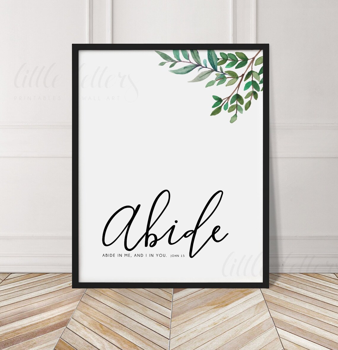 Bible Verse Wall Art Bible Verse Printable John 15 Scripture | Etsy
