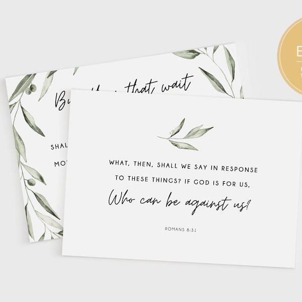 Bible Verse Cards to Print - Etsy