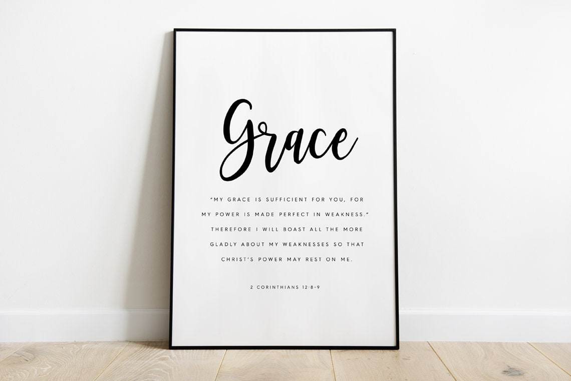 Bible Verse Wall Art Bible Verse Printable 2 Corinthians - Etsy