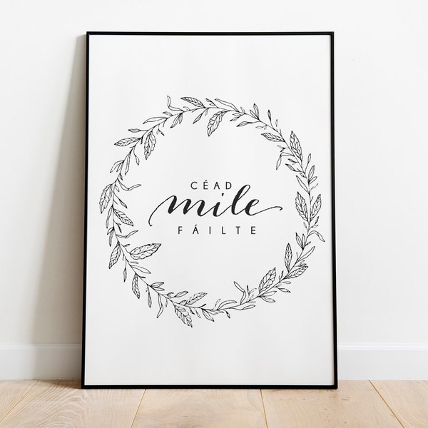Cead Mile Failte - Etsy