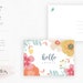 Printable Letter Paper, Greeting Card, Postcard, Note Card, Snail Mail ...