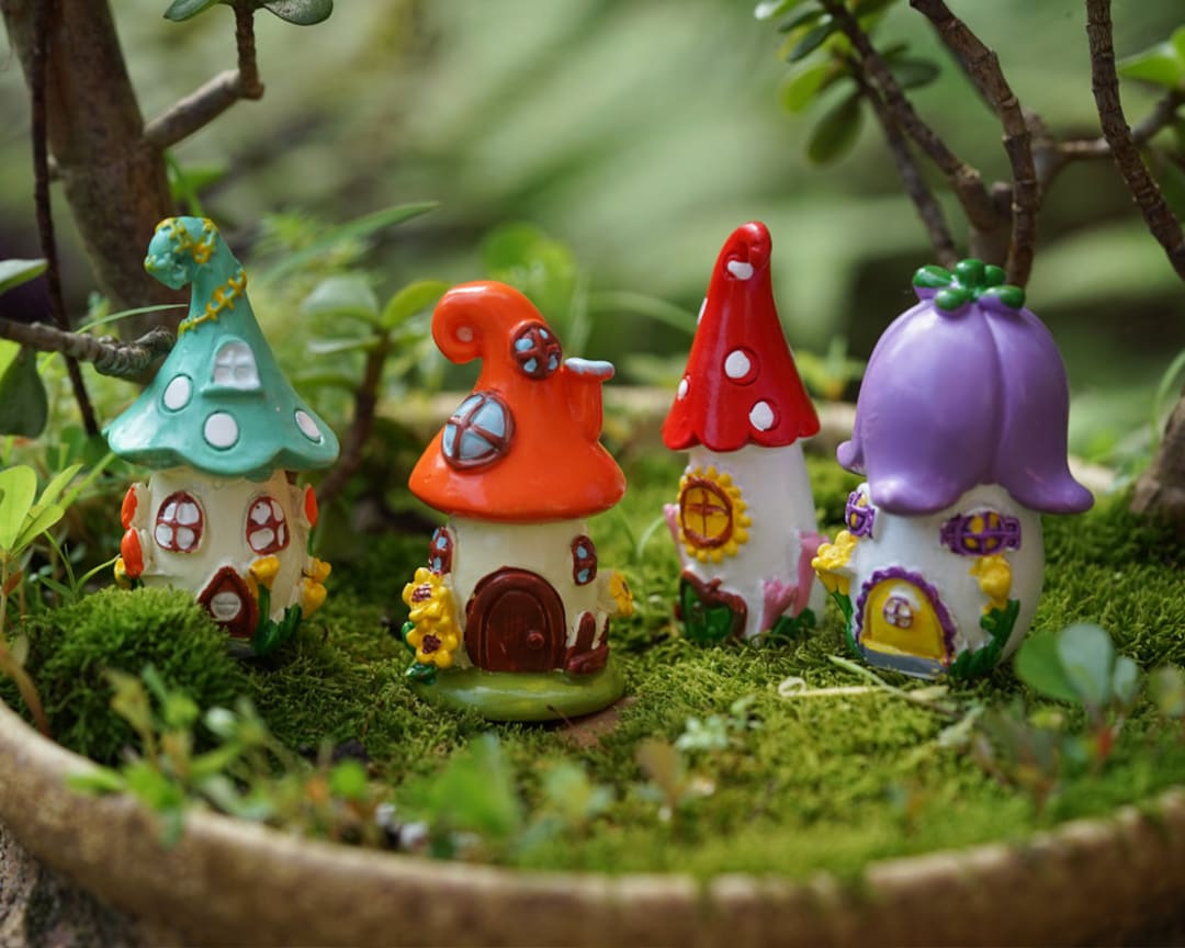 Fairy Garden Accessories Miniature Small Colourful Castle Miniature ...
