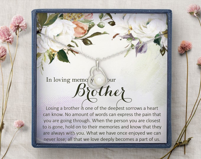 In Loving Memory of Your Brother Grieving Gift for Memorial Gifts for ...
