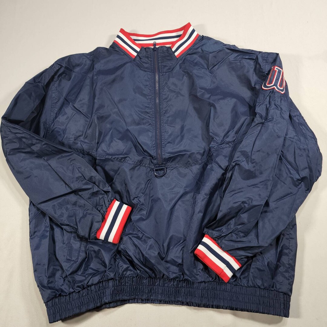 Wilson Half Zip Windbreaker Jacket Mens Size 2XL - Etsy