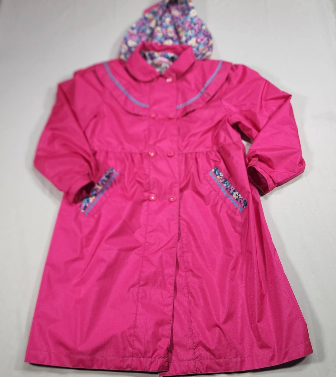 Bronton Apparel Girl Pink Trench Jacket Size 16 XL - Etsy