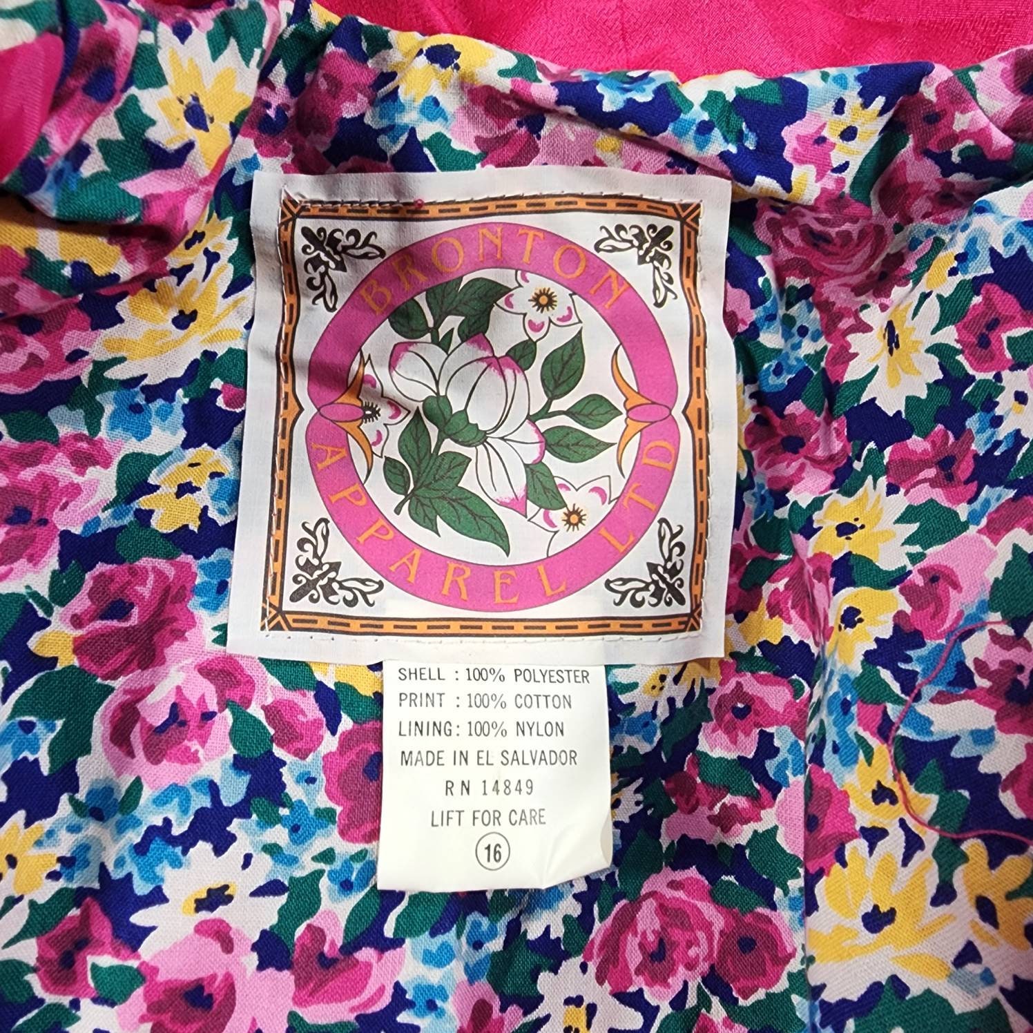 Bronton Apparel Girl Pink Trench Jacket Size 16 XL - Etsy