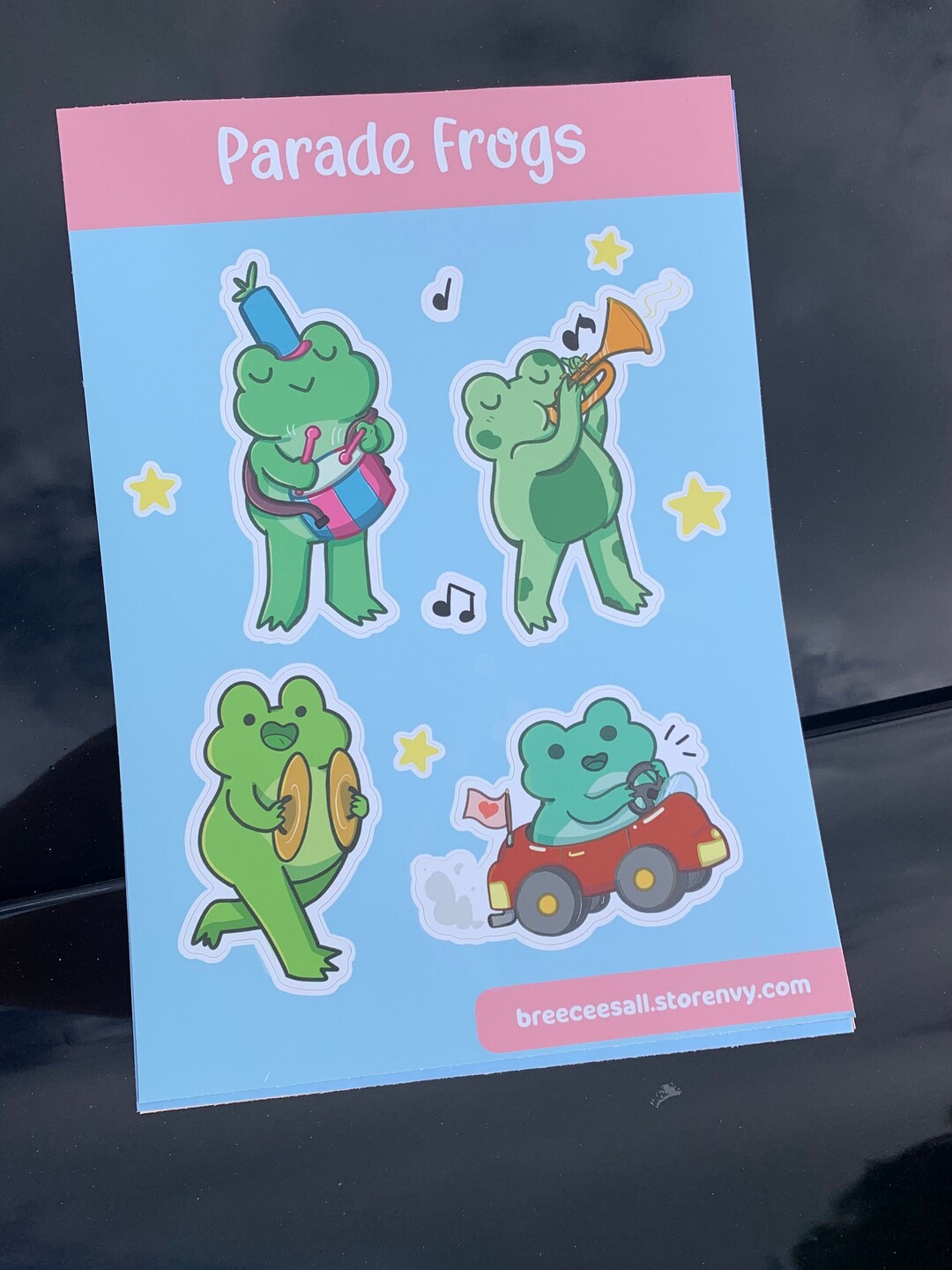 Froggie Sticker Sheet - Etsy