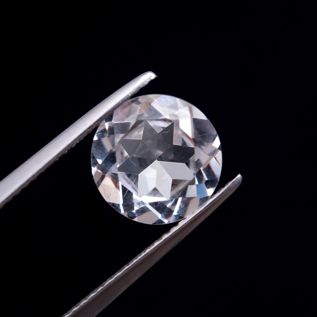 Awesome Flower Cut White Synthetic Corundum Sapphire AAA Rated Lab ...