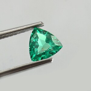 AAA Rated Lab Created Trillion Shape, Nano-crystal Emerald Cut Gemstones, 5mm to 20mm ( 1pcs ...