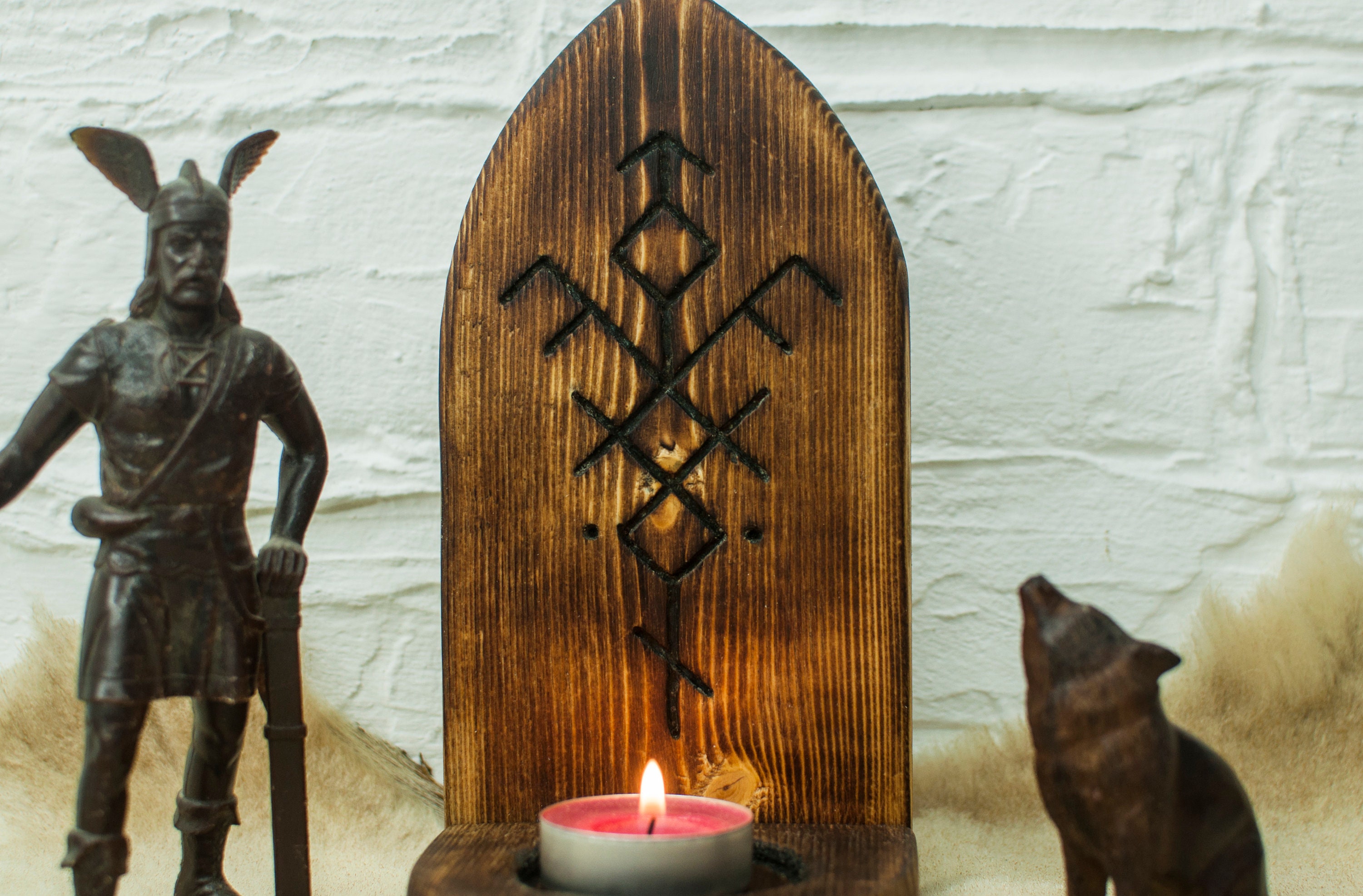 Pagan altar Call for clarity of mind Pagan norse Viking decor | Etsy