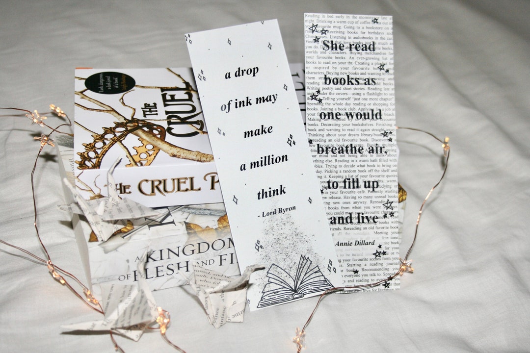 Ensemble de signets bibliophiles minimalistes - Etsy France