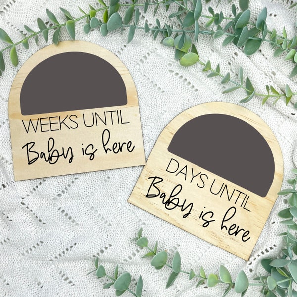 Weeks Until Baby - Etsy
