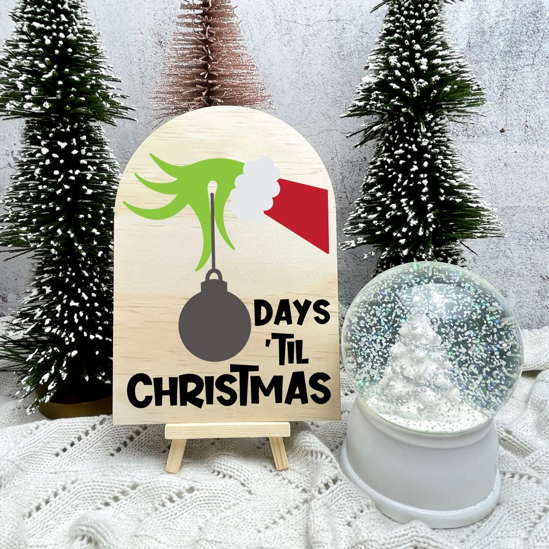 The Grinch Countdown, Grinch Christmas, Sleeps Until Santa Visits ...
