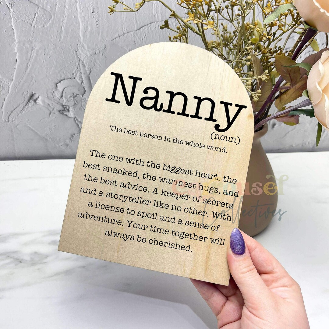 Nanny Definition Print, Definition Prints, Mother Definition, Mothers ...