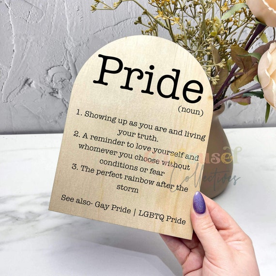 Pride Definition Print Definition Prints Home Decor Funny - Etsy Australia