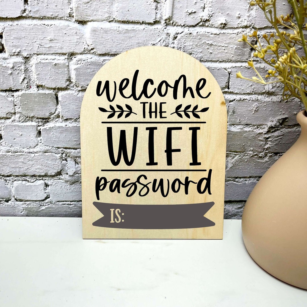 WIFI Password Sign Chalkboard, Wifi Sign, Airbnb Wifi Password Sign ...