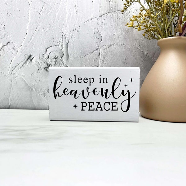 Sleep in Heavenly Peace Sign - Etsy