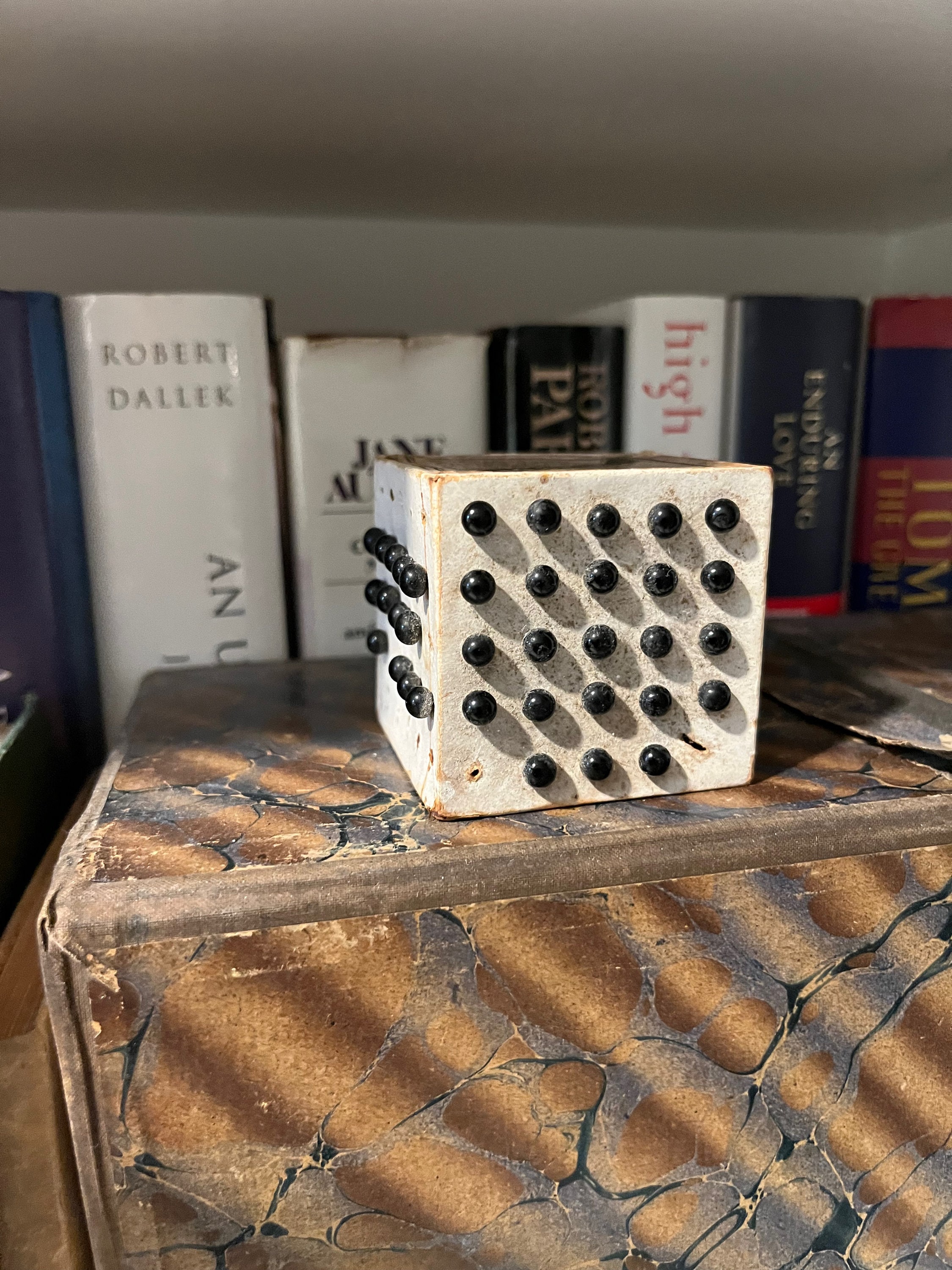 Victorian Toilet Pin Cube German Pin Holder With Glass Head - Etsy