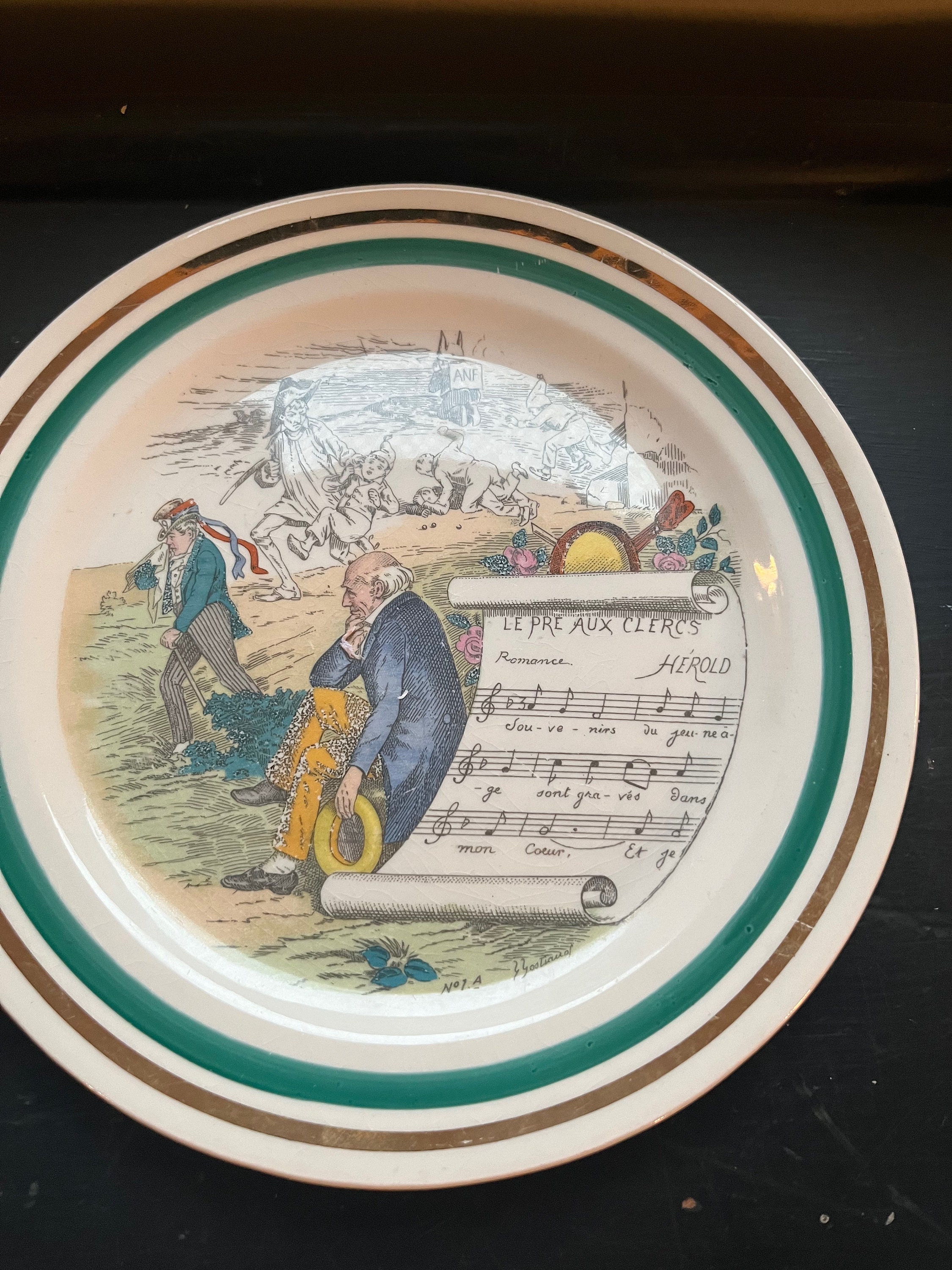 Set of Six Limoges Antique PV French Opera Bread & Butter - Etsy