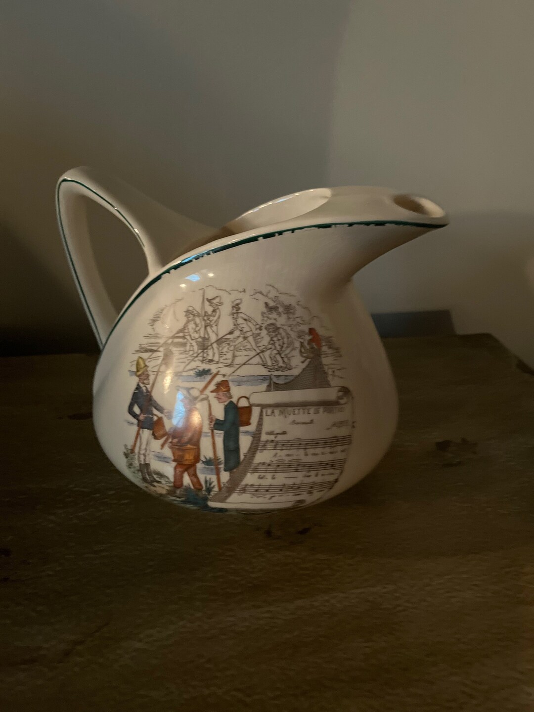 Antique French Limoges Water Pitcher Jug - Etsy