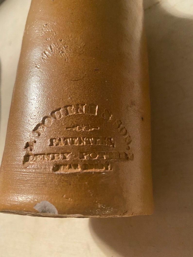 Brown Denby Stoneware Pottery Bottle. - Etsy