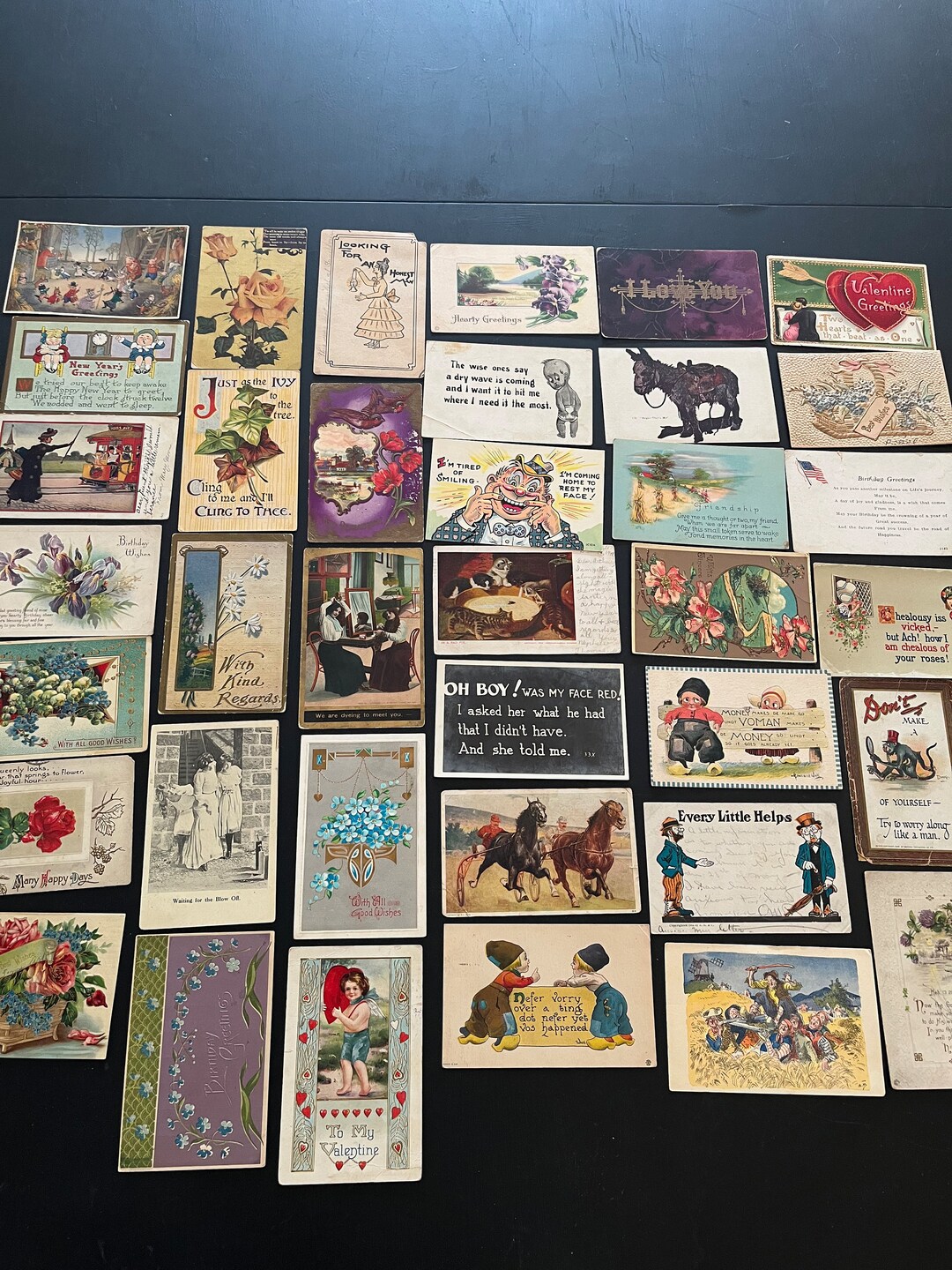 Antique Postcards Lot of 37 - Etsy