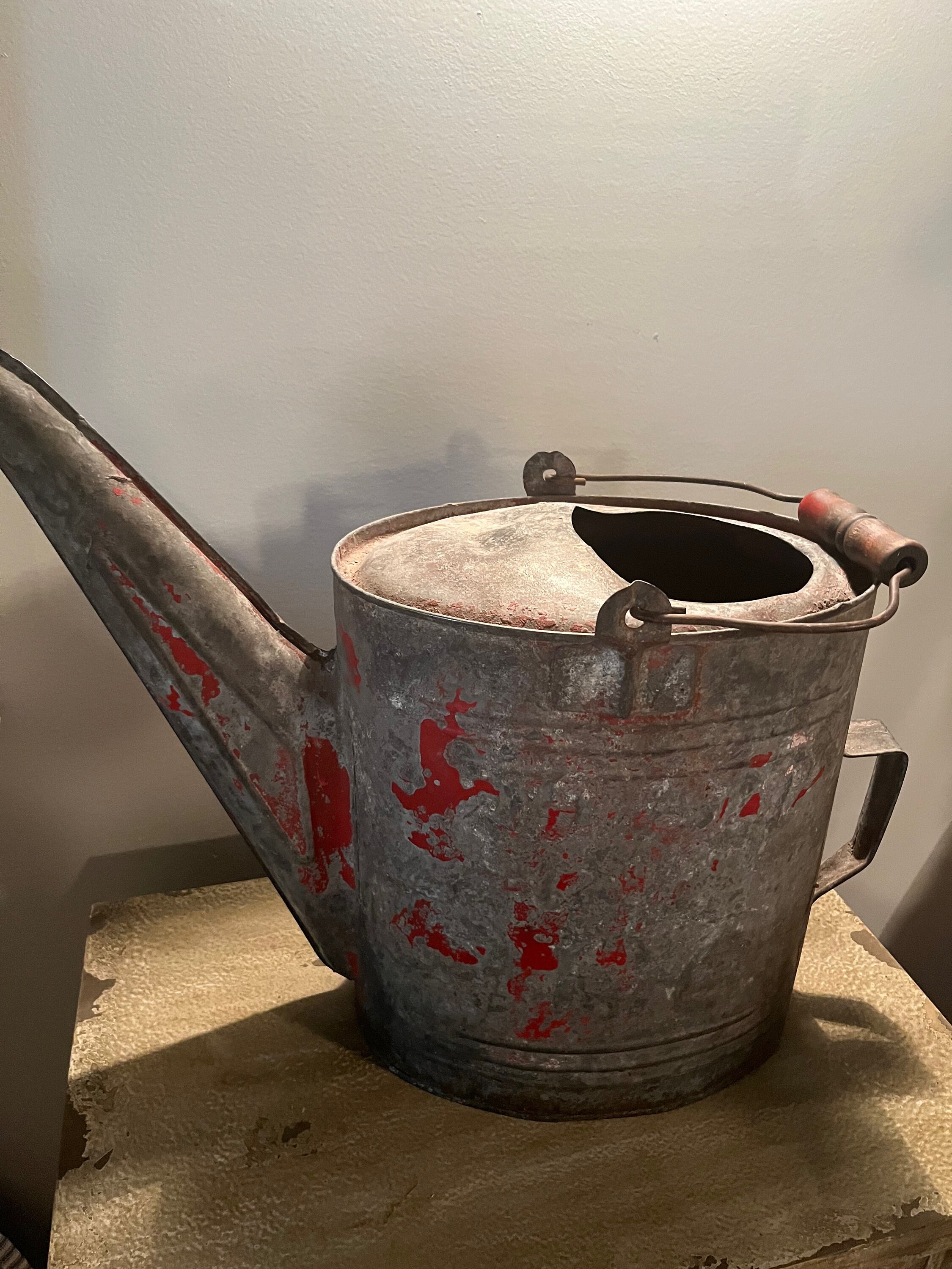 Vintage Gas Station Water Can Galvanized Gooseneck Water Can - Etsy