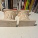 ROMAN COLUMN Carved Travertine Stone Bookends - Etsy