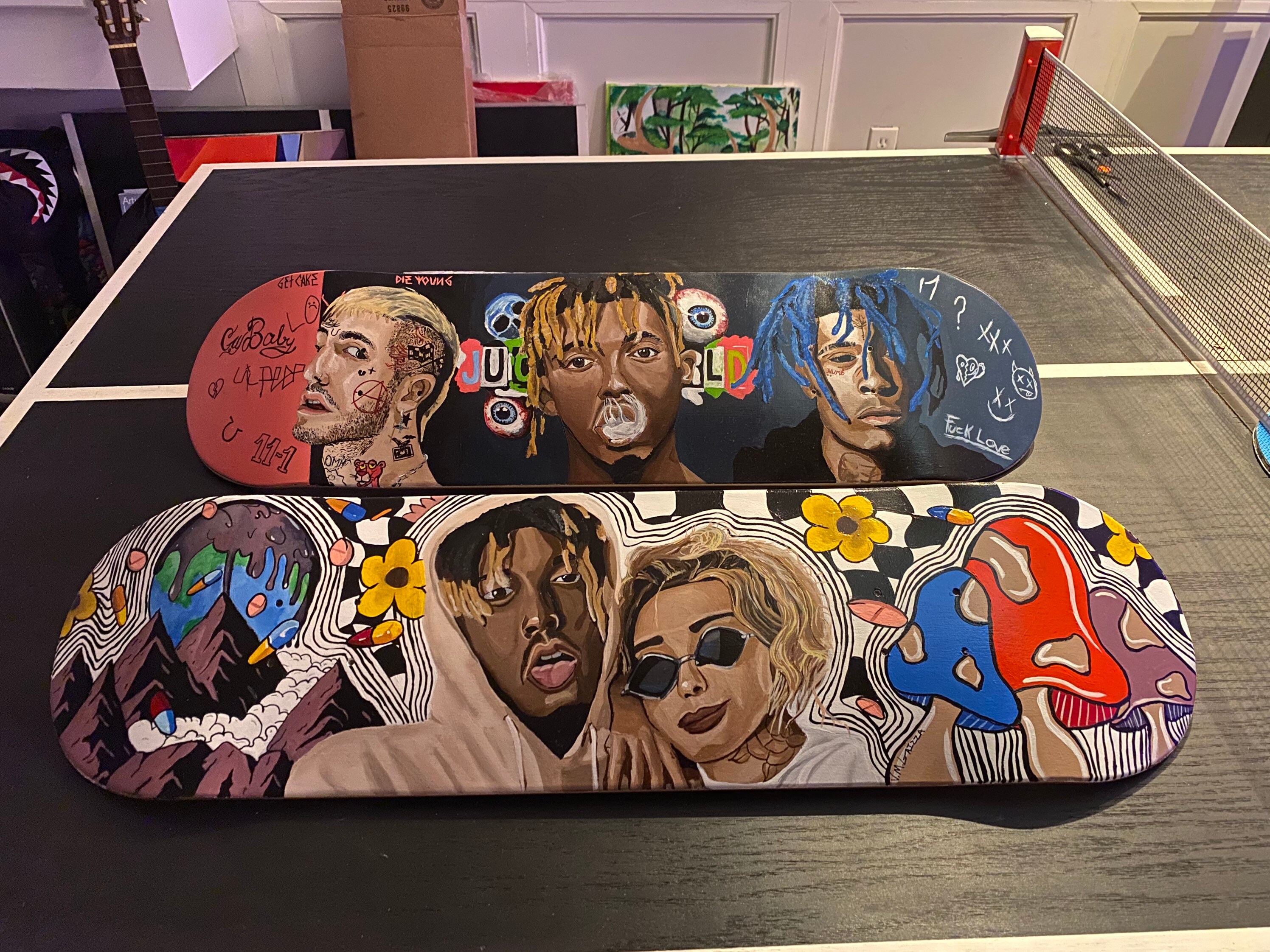 One of One Customized Skateboard Decks - Etsy