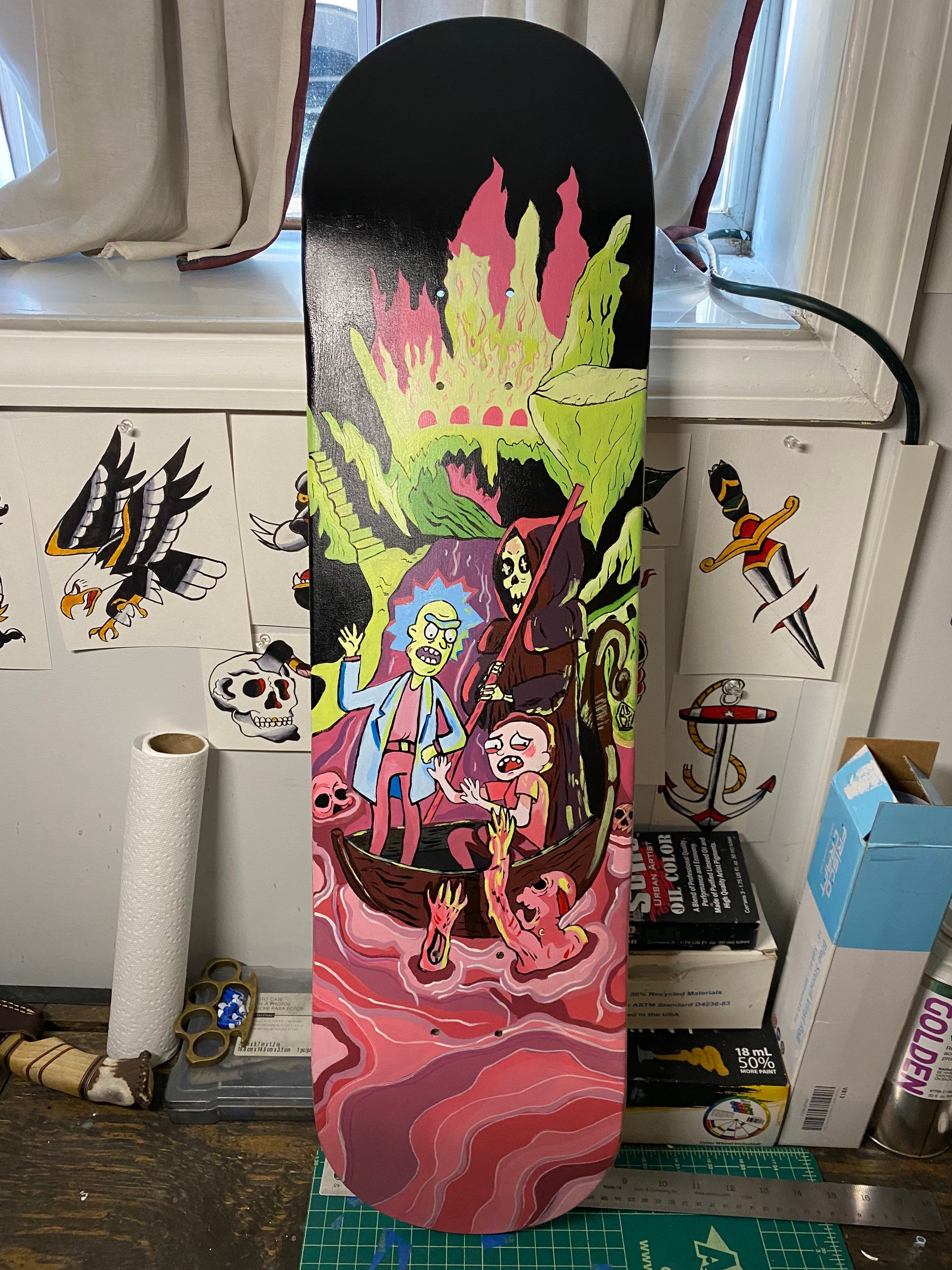 One of One Customized Skateboard Decks - Etsy
