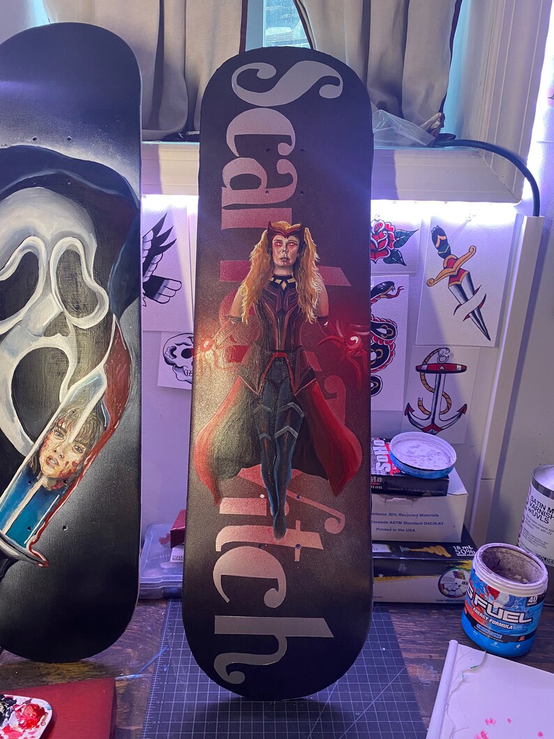 One of One Customized Skateboard Decks - Etsy