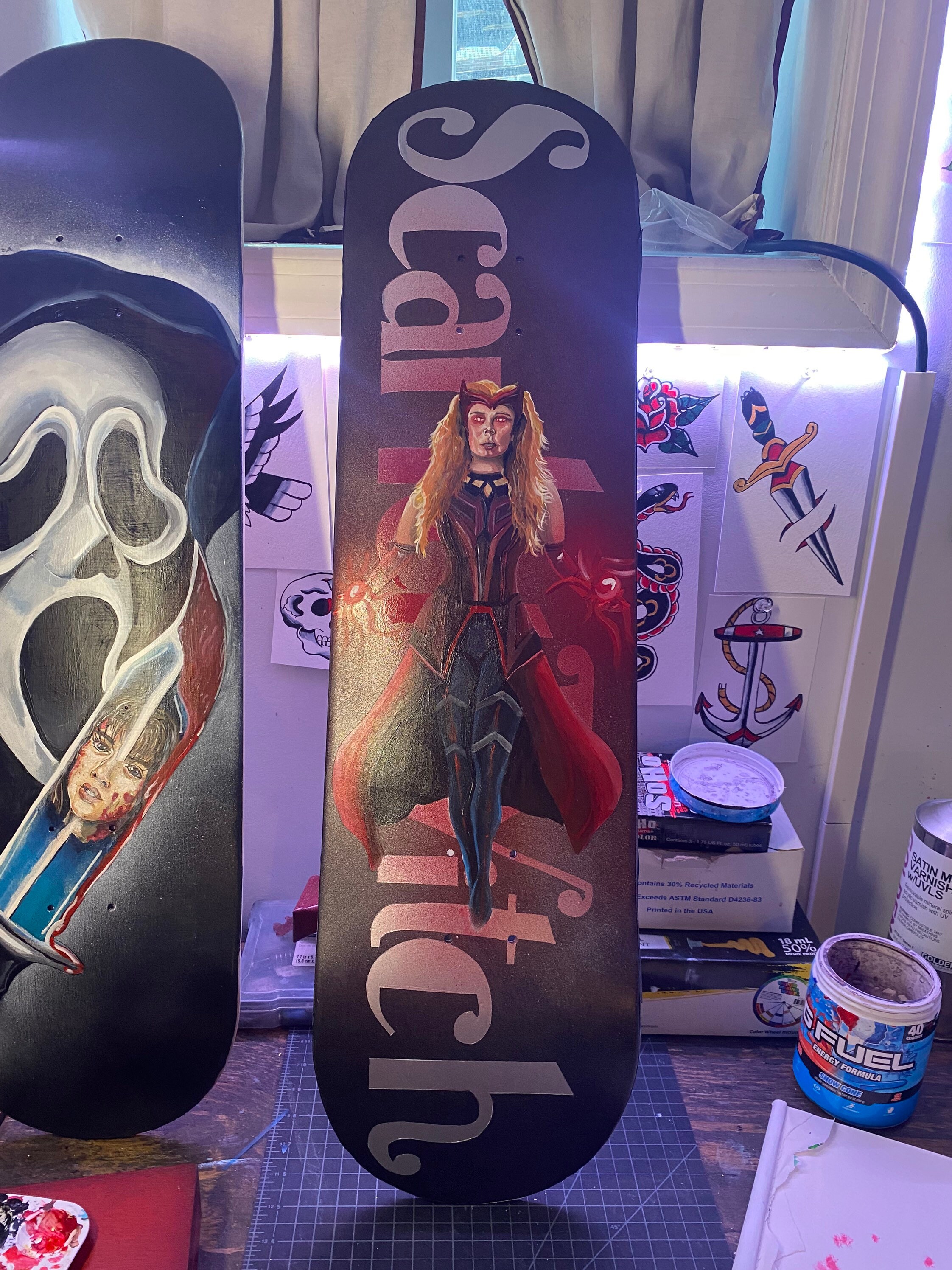 One of One Customized Skateboard Decks - Etsy
