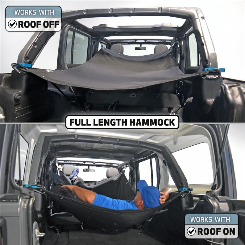 Jkloud Hammock Fitted for Jeep Wrangler JL 4 Door Multipurpose ...