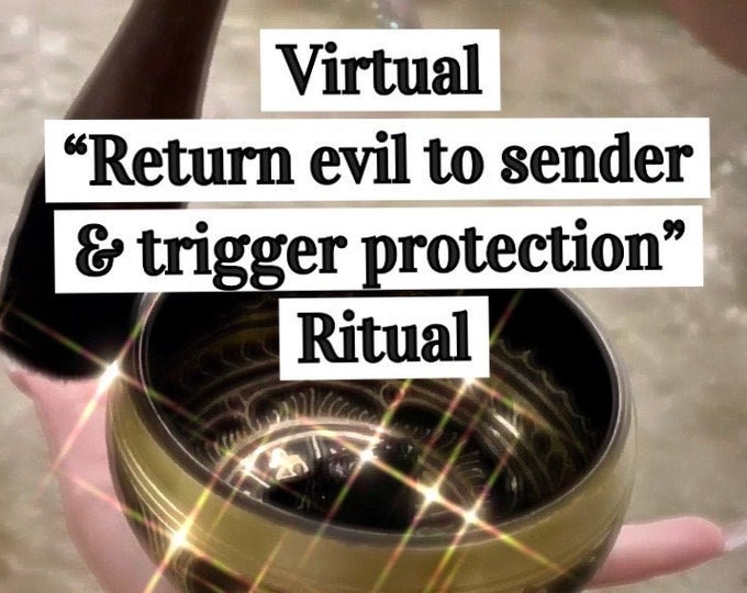 QUICK return Evil to Sender and Trigger Protection Virtual Ritual - Etsy