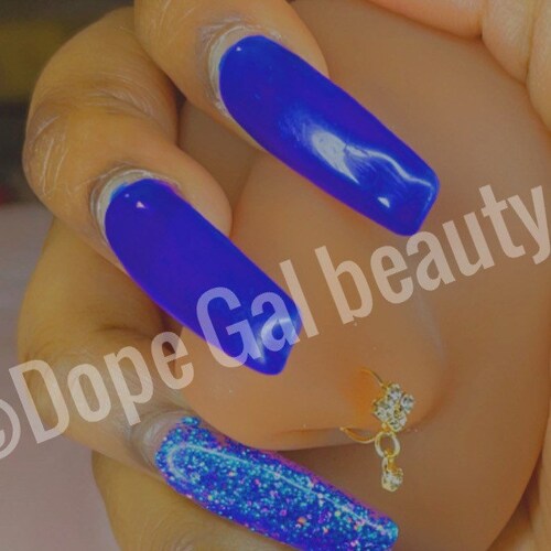 CRYSTAL NOSE RING Dangle Crystal Nose Ring Nose Hoop - Etsy