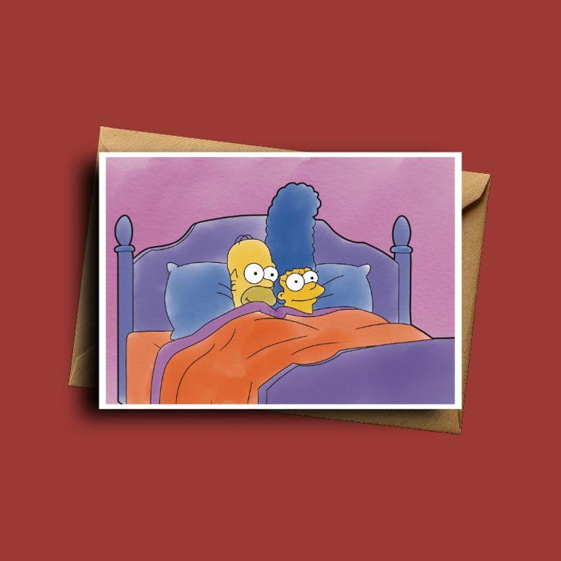 Simpsons Mini Print - Etsy UK