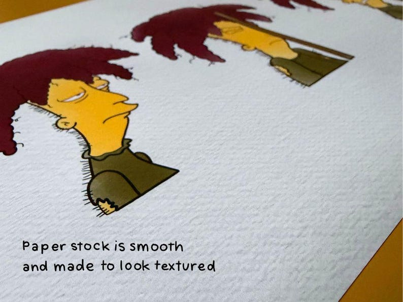 The Simpsons Sideshow Bob Steps on Rake Print, Poster Watercolor ...