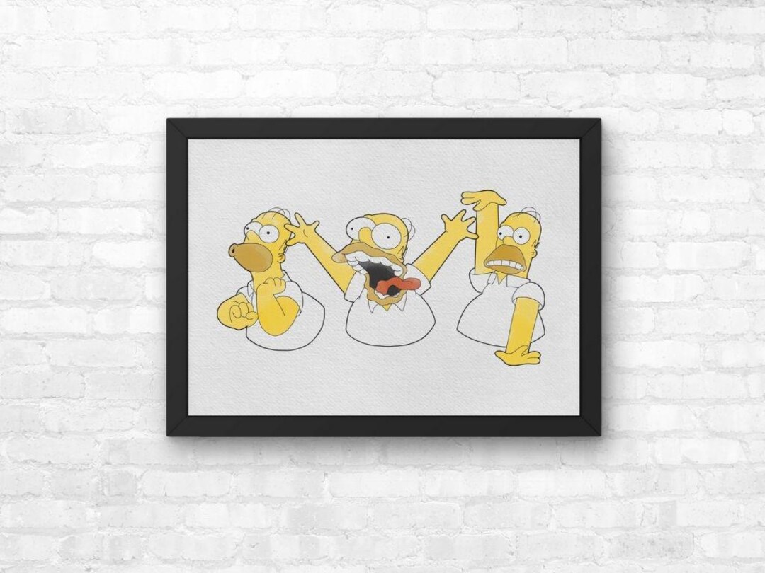 The Simpsons Homer the Shining Parody Print, No TV No Beer Treehouse of ...