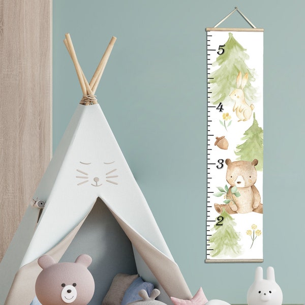 Woodland Growth Chart - Etsy